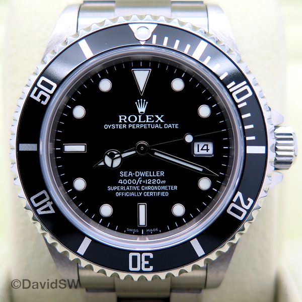 FS: Rolex 16600 SEADWELLER- STAINLESS STEEL-M SERIAL | WatchCharts ...