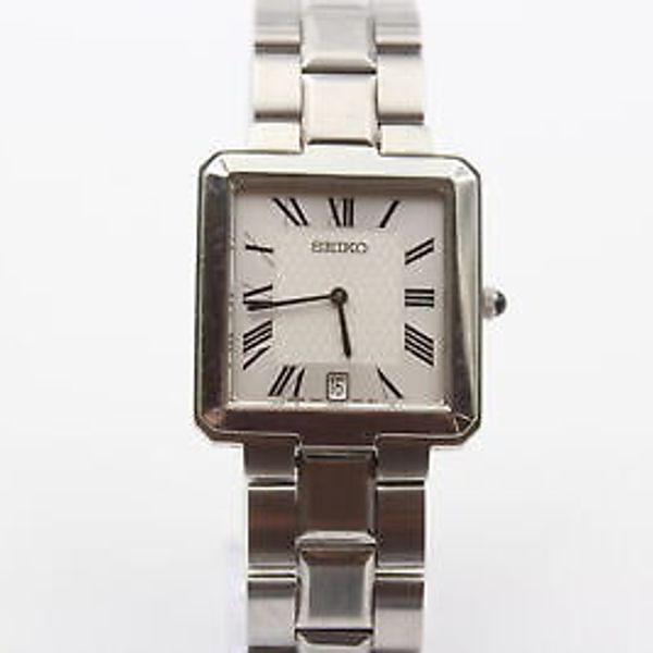 Seiko Mens Square Dial WRISTWATCH Quartz 7N39-5A60 Working ...