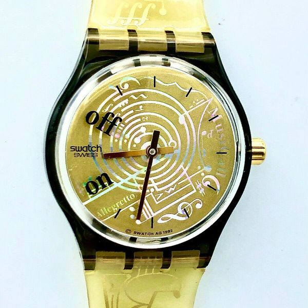 Swatch Watch Vintage - Saving Tito - Mint - SLM101 - Musical - Rare - 1993 | WatchCharts