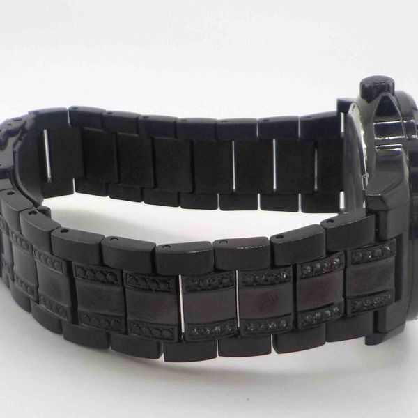 BULOVA BLACK ION PVD STAINLESS CRYSTAL QUARTZ MEN'S WATCH 98K119 $750. ...