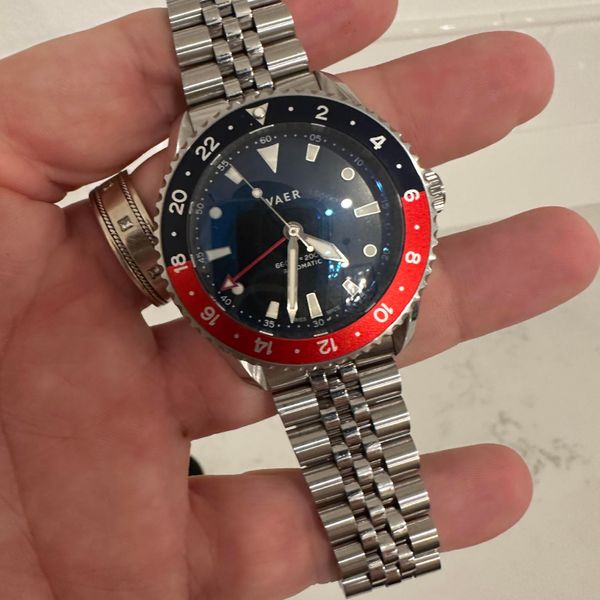 [WTS] Vaer G7 GMT Automatic – Pepsi Bezel (Swiss ETA Movement, No Box ...