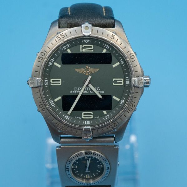 Breitling E65062 Aerospace Repetition Minutes Titanium with UTC module ...
