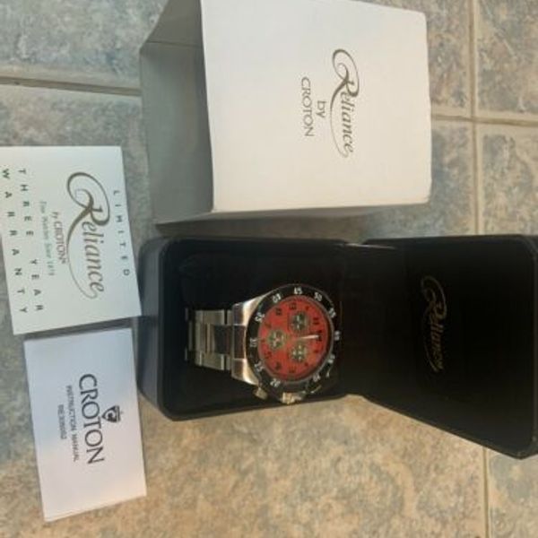 Croton Reliance watch RE306052 (needs Battery) | WatchCharts