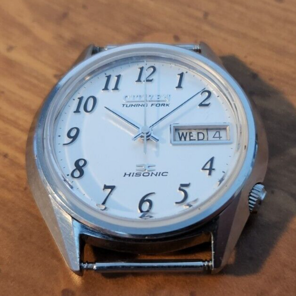 1974 Citizen HiSonic 3702 Tuning fork watch. Licensed Bulova Accutron ...