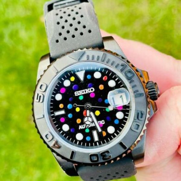 Seiko Mod - Yacht Master RAINBOW - Custom Piece By JB Mods | WatchCharts