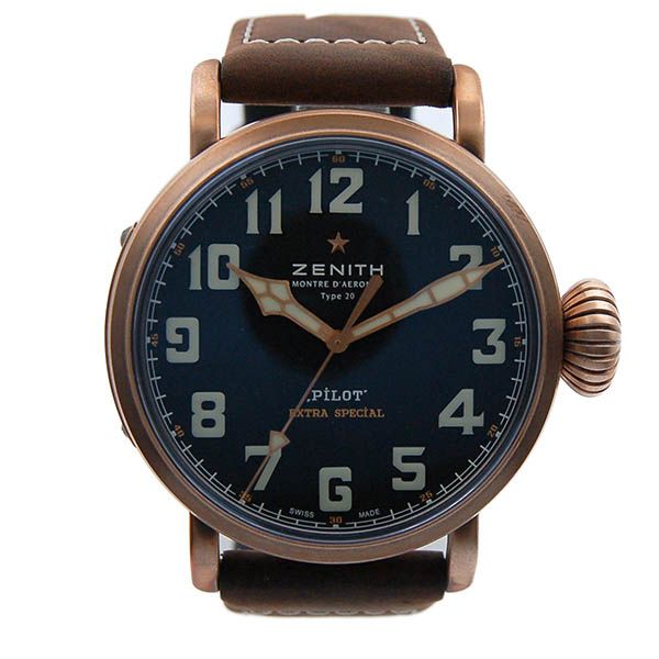 Zenith ZENITH Pilot Type 20 Extra Special Bronze 29.2430.679 / 21.C753 ...