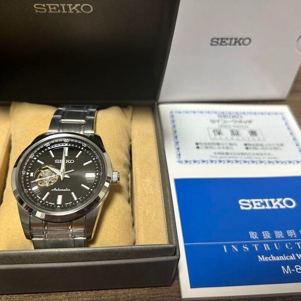 SEIKO Selection SCVE053 Men's Wrist Watch Mechanical Open Heart Model ...