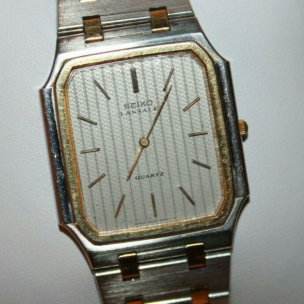 Vintage Mens SEIKO LASSALE Quartz Watch 9300-5550T Ultra Thin | WatchCharts Marketplace