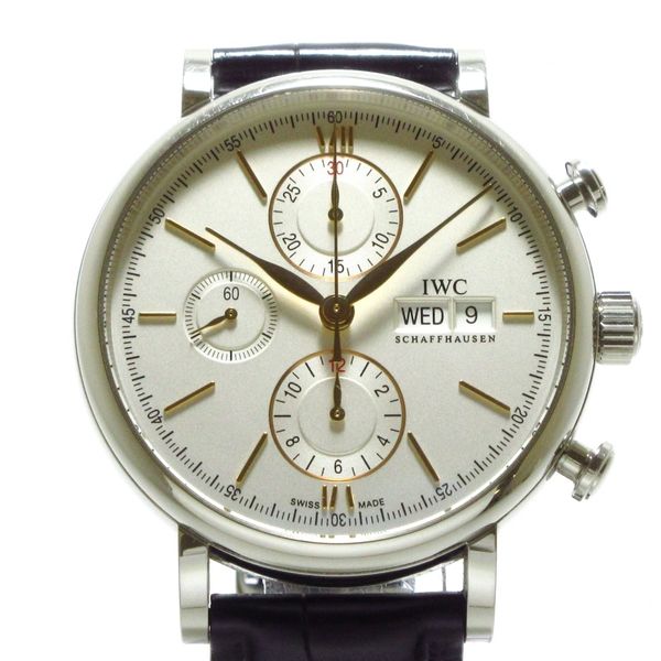 [New] [Used] IWC Portofino Chronograph Watch SS / Day-Date ...