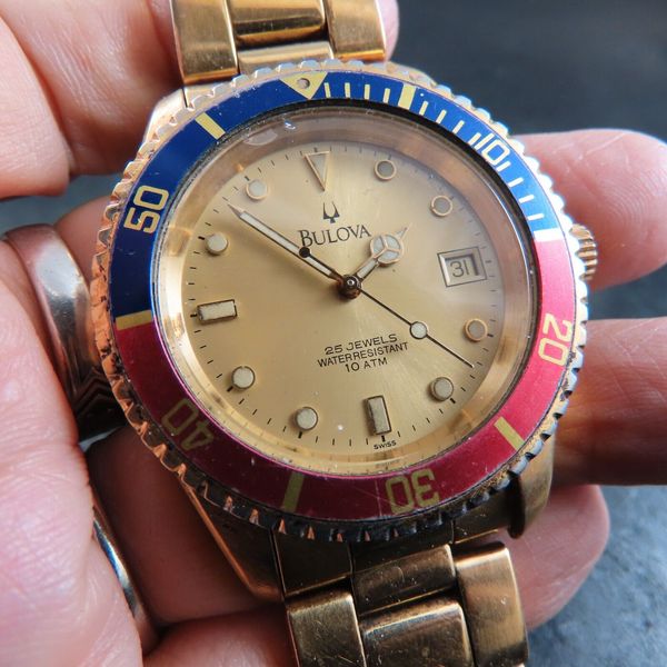 Swiss Movement Bulova Scuba Diver 100M Automatic Men Watch ...