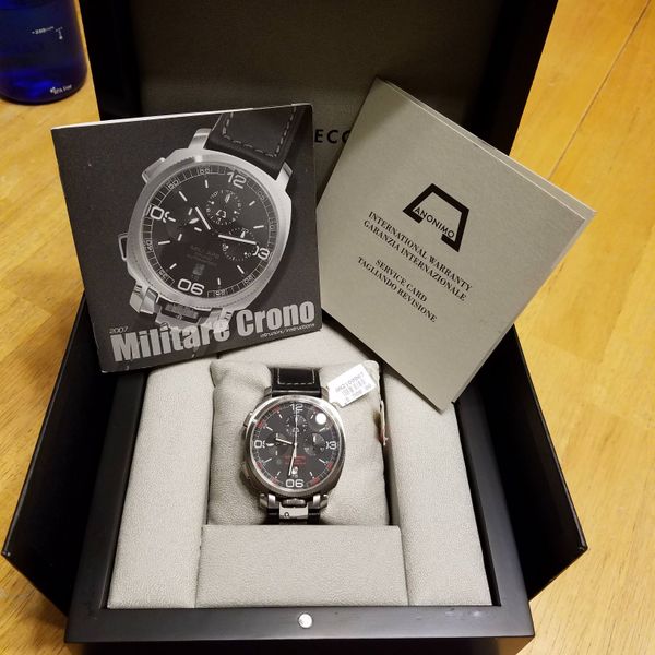 FS: Anonimo Militare Crono mod 2007 , box and papers | WatchCharts