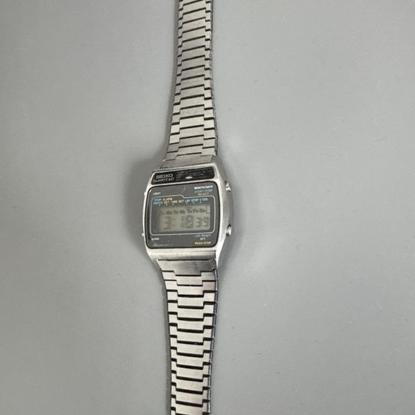 Seiko Vintage Digital Watch A159 4019 | WatchCharts Marketplace