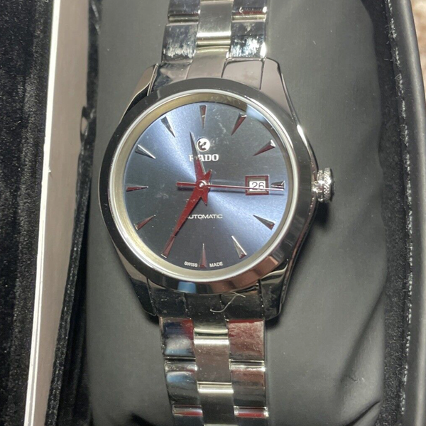 RADO Hyperchrome Automatic Blue Dial Women Steel Watch NEW WITH BOX ...