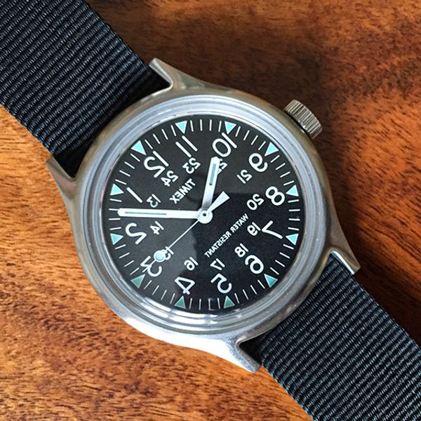 Rare Timex Engineered Garments Stainless Steel Camper Reverse dial NEW ...