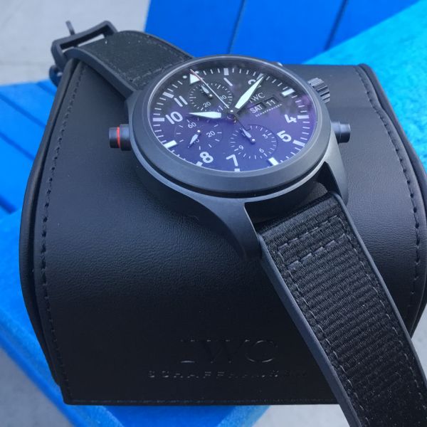FS: IWC Big Pilots TOP GUN Ceratanium Double Chrono IW371815 ...