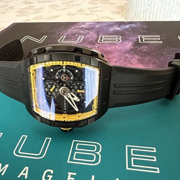 [$250 USD] Nubeo 48mm Magellan Ltd Ed 400 Made Quartz Chronograph Watch ...