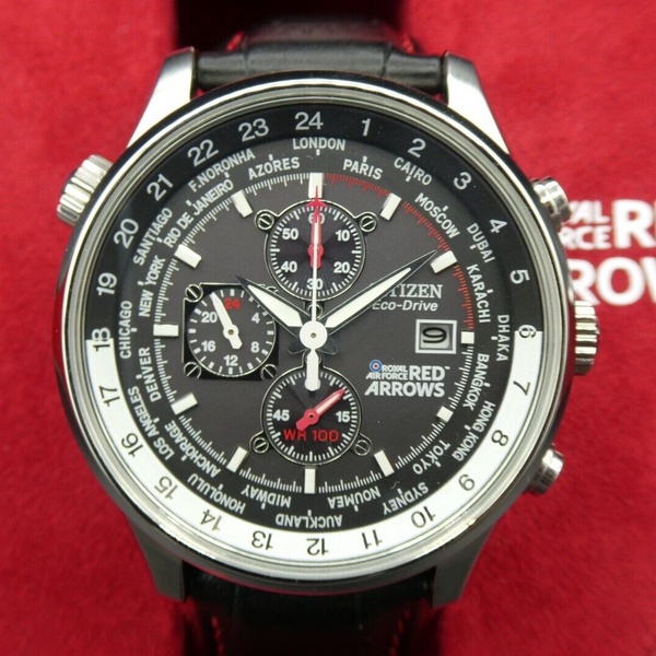 Citizen Red Arrows Chronograph Eco Drive 200m gents watch CA0080-03e ...
