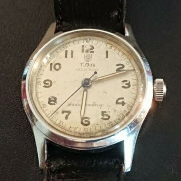 Vintage Tudor Oyster Shock Resisting Watch Ref 4453 'Rose in Shield ...