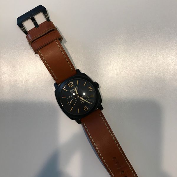 [WTS] 47mm Parnis PVD Black Sandwich Dial with Power Reserve ...