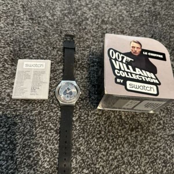 James Bond Villains Watch Collection by Swatch - Le Chiffre | WatchCharts Marketplace