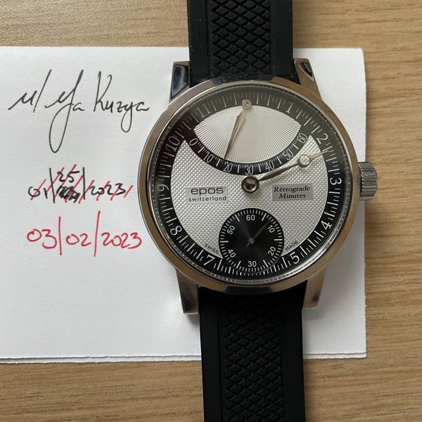 [WTS] EPOS Sophistiquée Retrograde 3379 - Swiss Mechanical Watch ...