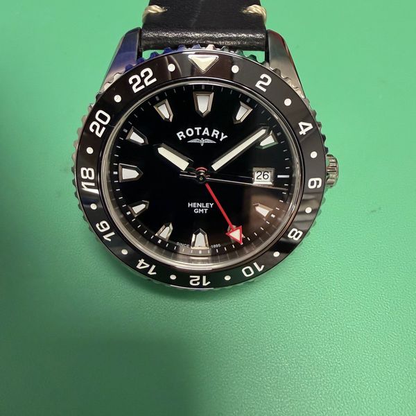 Gents Rotary â Henleyâ GMT Quartz Watch *BNIB* RRP Â£229 * GS05108/04 ...