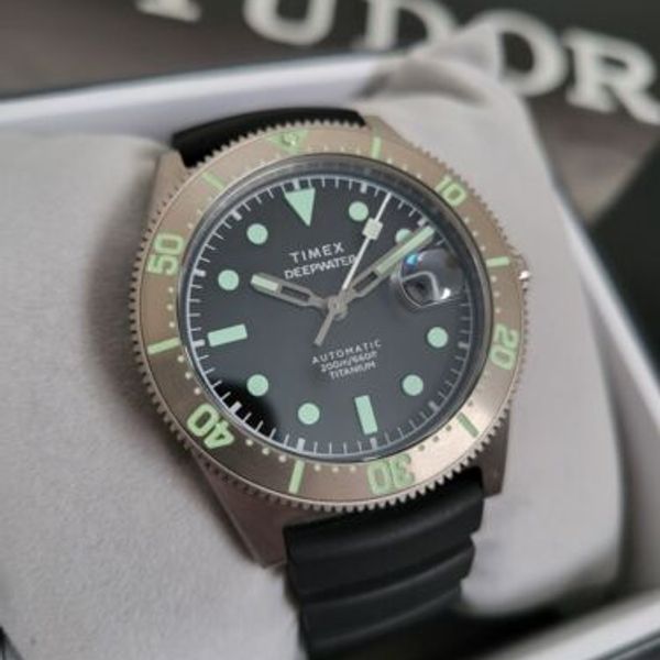Timex Deepwater Reef 200M Titanium Sapphire Automatic 41mm TW2W73800 ...