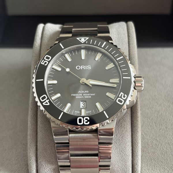 Oris Aquis 300m Titanium Divers Watch 01 733 7730 7153 | WatchCharts ...