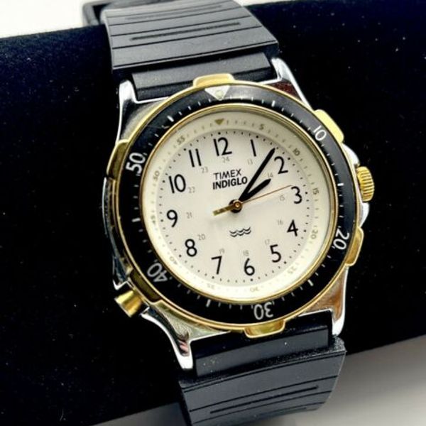Timex Unisex Mens Womens Diver Watch Quartz Analog Indiglo Rotating ...