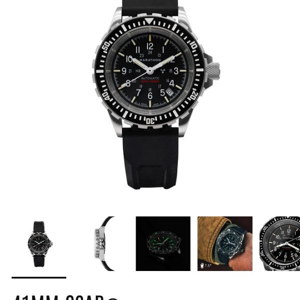 Marathon GSAR Automatic Dive Watch | WatchCharts Marketplace