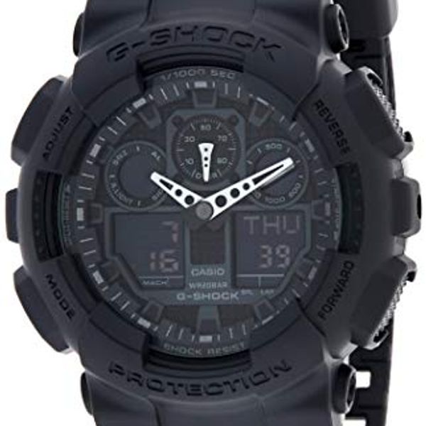 CASIO G-SHOCK GA-100-1A1 GA-100-1A1DR Casio digital x analog ...