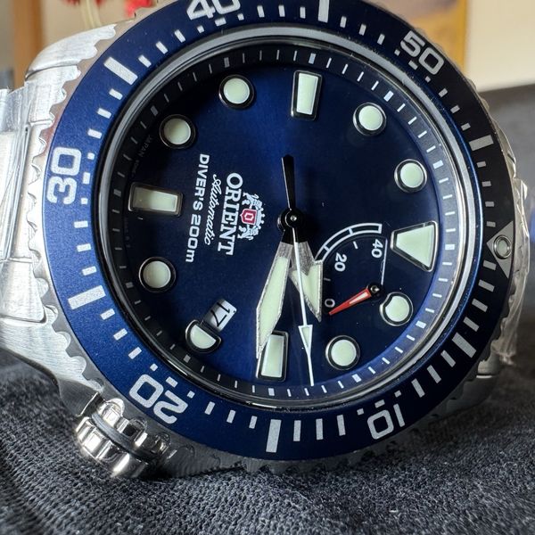 Orient Triton Neptune RA-EL0002LO0B BLUE Diver 200m BRAND NEW & UNWORN ...
