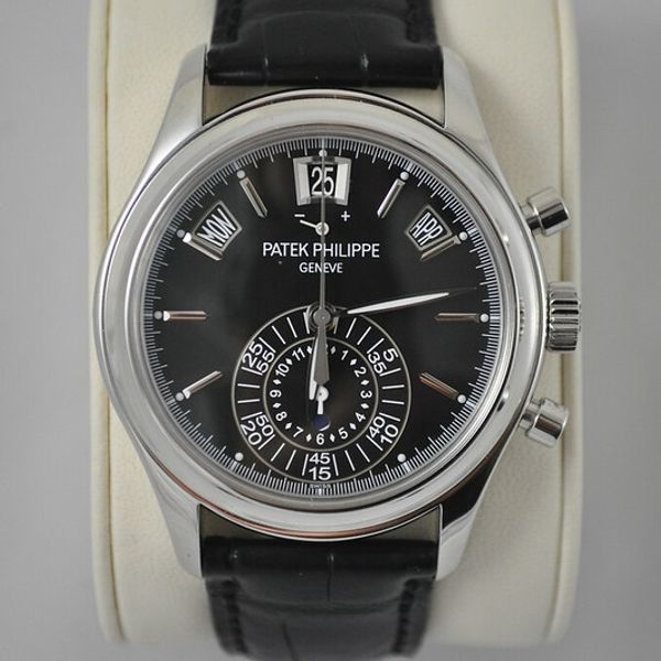 FS: Patek Philippe 5960P - Black Dial - Platinum Annual Calendar ...