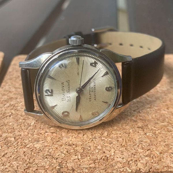 Bulova 23 Jewels 6 position adjusted, sunburst Dial $125 PP'd and ...