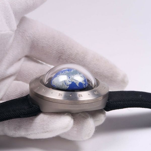 SEIKO Think the Earth WN-1 Globe Dial Watch SII Quartz Space-Port Watch ...
