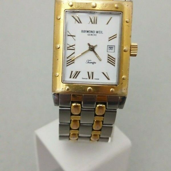 Raymond Weil Tango Watch 5380 Sapphire Crystal Two Tone Watch Vintage ...