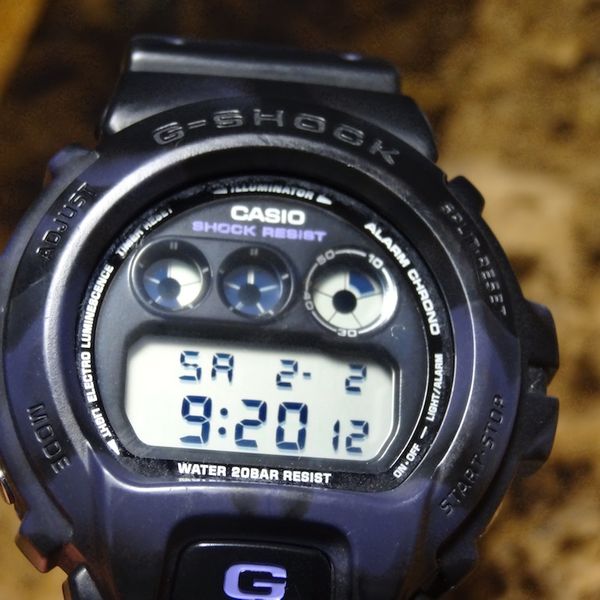 FS :CASIO G-SHOCK JAM'IN Color DW-6900MC-6 RARE PURPLE BLACK CAMO ...