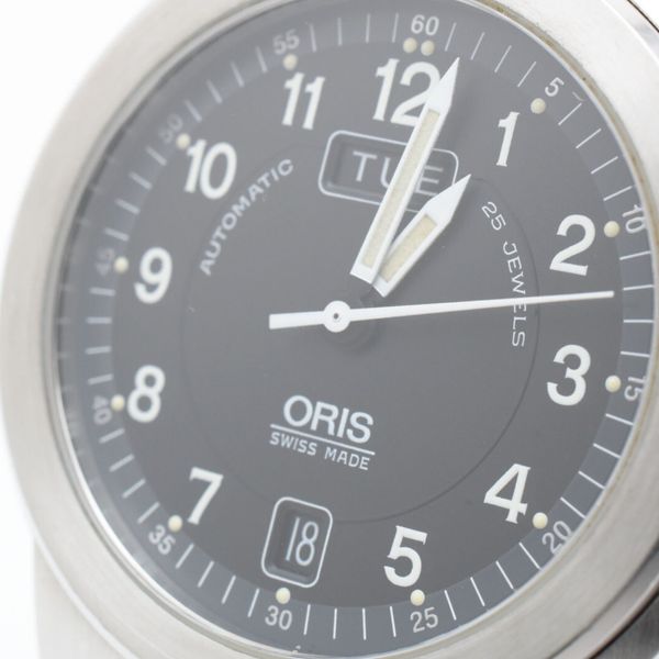 [EXC+5]ORIS Big Crown 7500 Automatic Black Dial Day/Date Men's Watch ...
