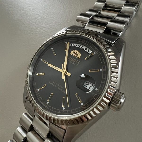 Orient Oyster President Day Date - Rare 1st Generation FEV03001BY ...