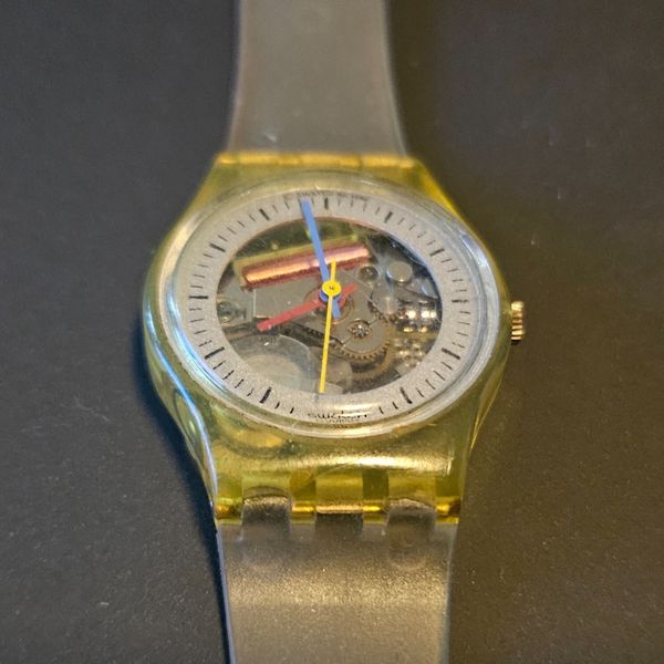 1986 Vintage Swatch watch Little Jelly LK103 Needs BatteryÂ ...