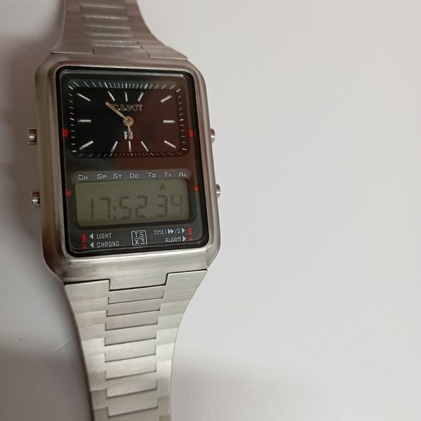 TISSOT F1 TS X3 Steel Dual Time Chronograph | WatchCharts Marketplace