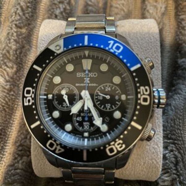 Seiko Prospex Men's Black Watch - SSC017 | WatchCharts Marketplace