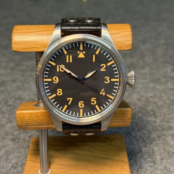 Parnis Automatic Mechanical Men's Watch Men's Watch Pilot Pilot Leather ...