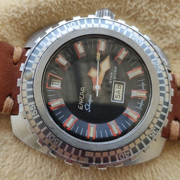 Enicar sherpa star diver vintage | WatchCharts Marketplace