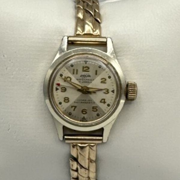 Enicar 17 Jewels Incabloc Automatic Wind Up Ladies Vintage Watch Women ...