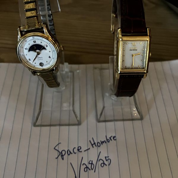 [WTS](Timex & Citizen)(Moon Phase & Eco Drive)(Lot of two vintage ...