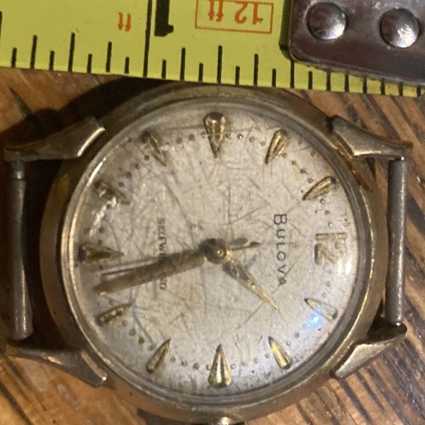 Vintage Mens BULOVA Wrist Watch Automatic Wind Cal 11AFAC 17 Jewel ...