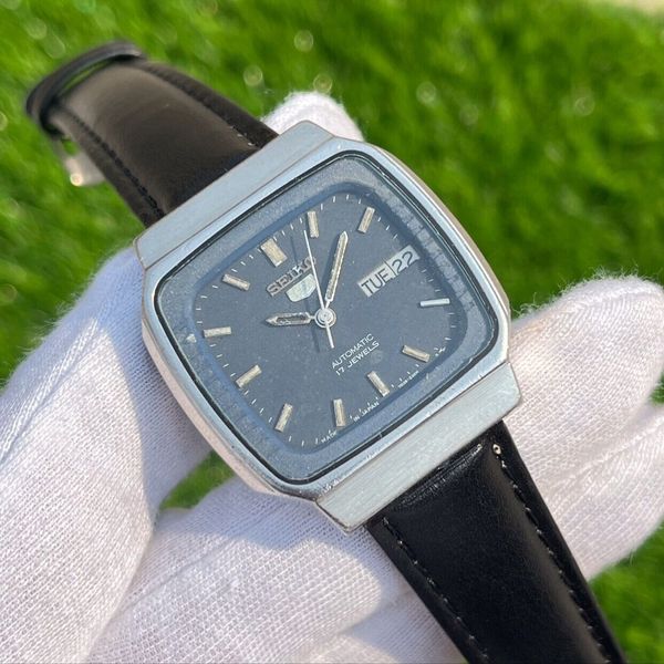 Vintage Seiko 5 Automatic Square Dial Original Japan Made Men’s Watch ...