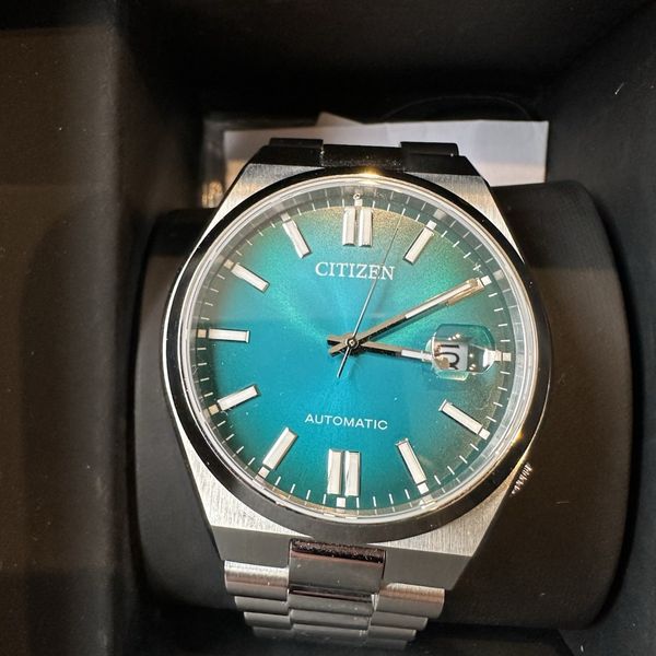 Citizen Men's Automatic Watch Stainless Steel Teal Fume Dial, NJ0151 ...
