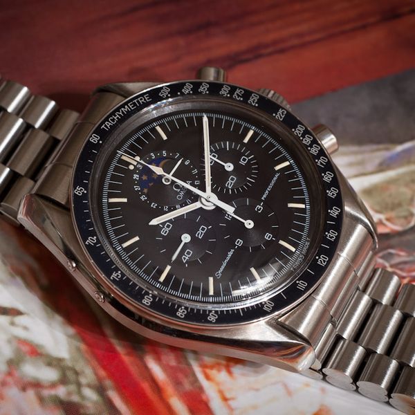 FS Omega Speedmaster Professional MOON-PHASE 1986 ref. ST 345.0809 cal ...